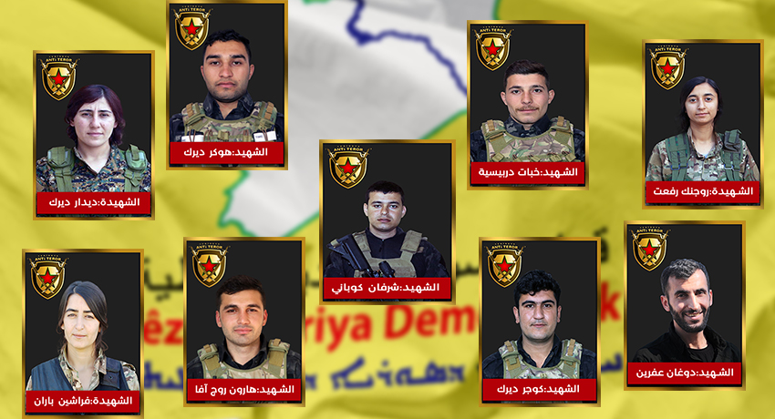 Nueve combatientes de YAT/SDF fallecidos cuando se dirigían al sur del ...