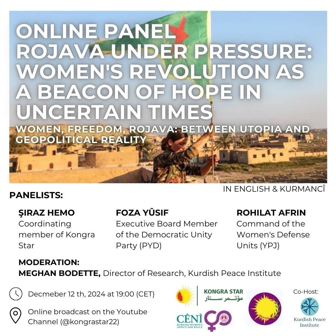 [Mesa redonda] Rojava bajo presión: La revolución de las mujeres como faro de esperanza en ...